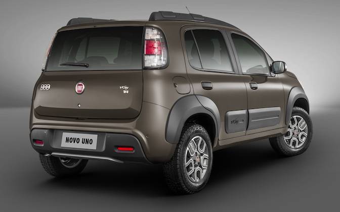 El Fiat Uno Way también se presentó con el restyling 2015
